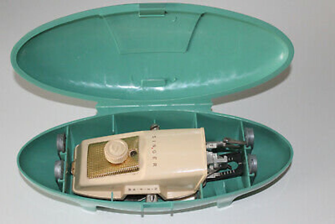 Singer Buttonholer Sewing Machine Attachment W Cams Low Straight Jetson ...