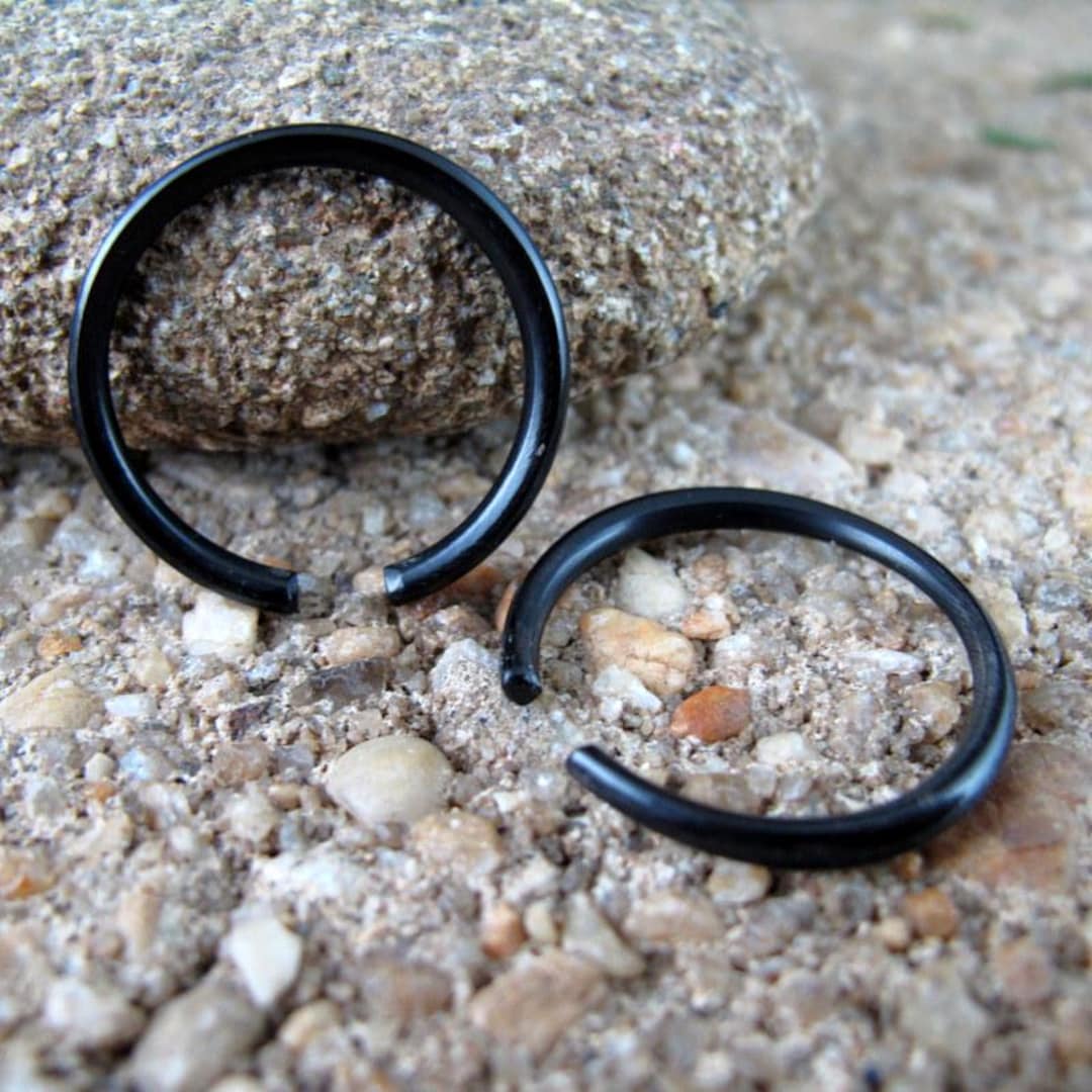 8G- 3mm Pincher Buffalo Horn Tribal Gauged Earrings, Organic Gauge ...