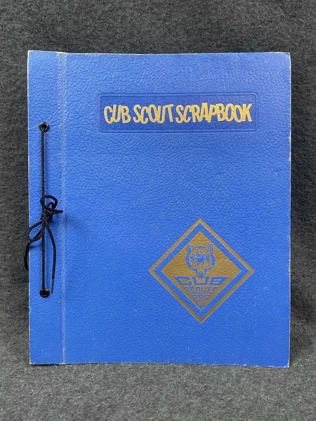Cub Scout Scrapbook. Vintage EMPTY Photo Album or Scrapbook. Large Size ...