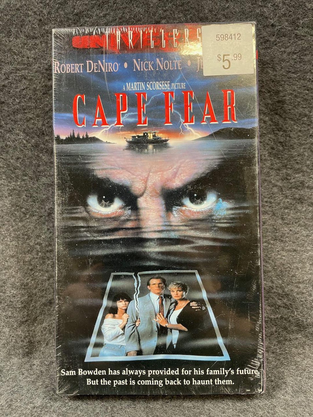 Cape Fear - VHS Tape Sealed. 1999 Universal Thrillers Mystery Horror ...
