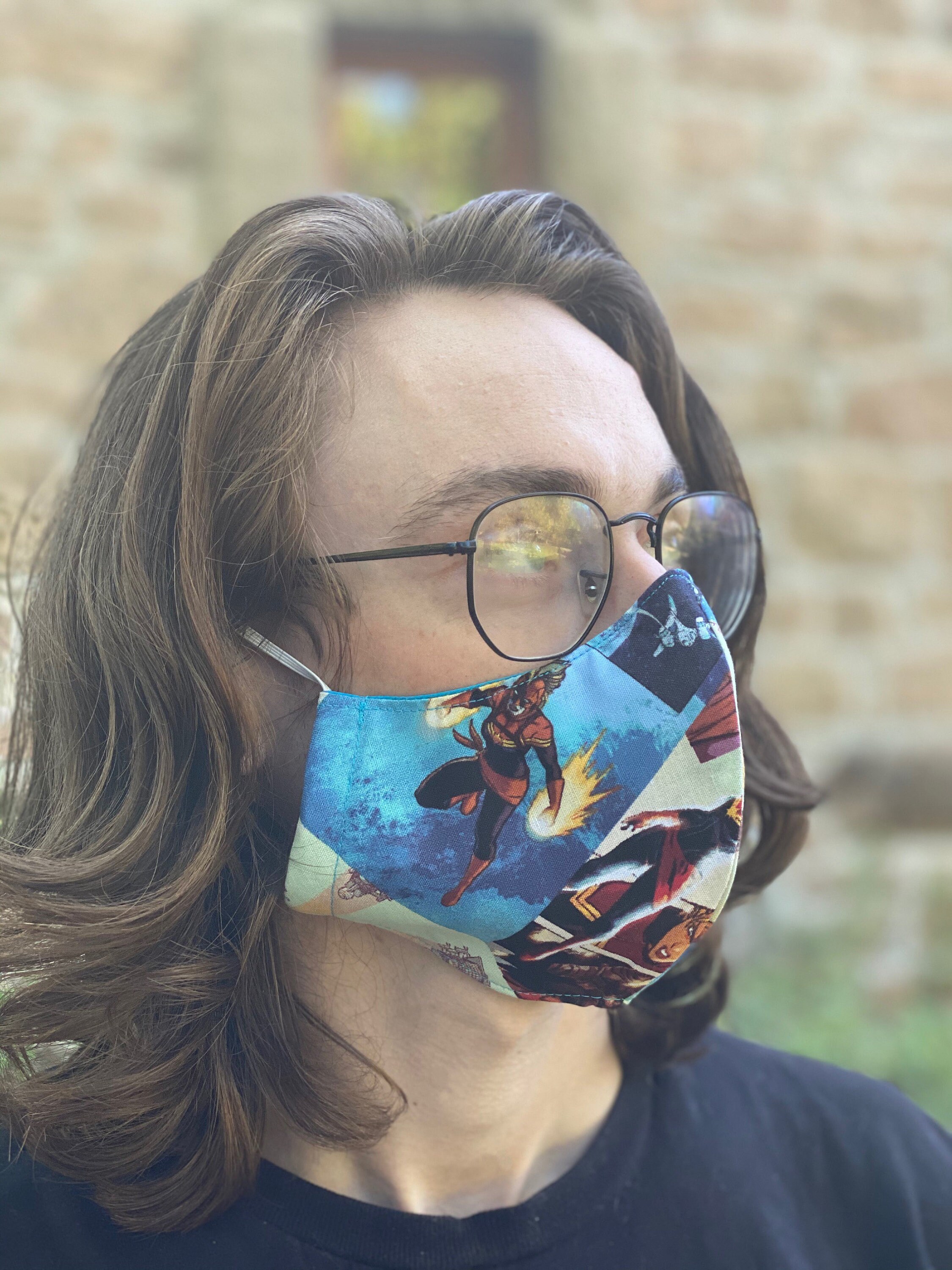 Captain Marvel Mask - Etsy