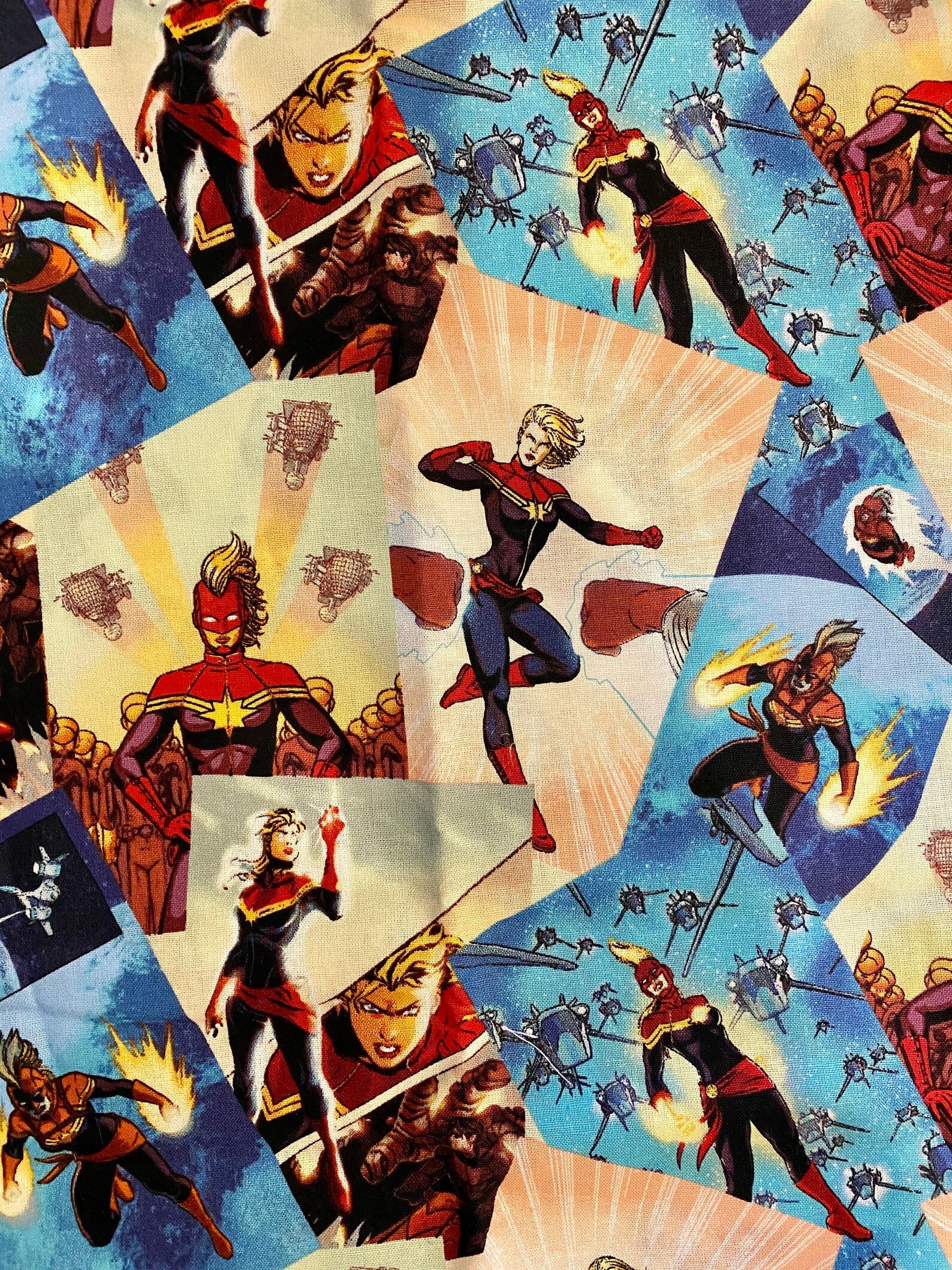 Captain Marvel Mask - Etsy