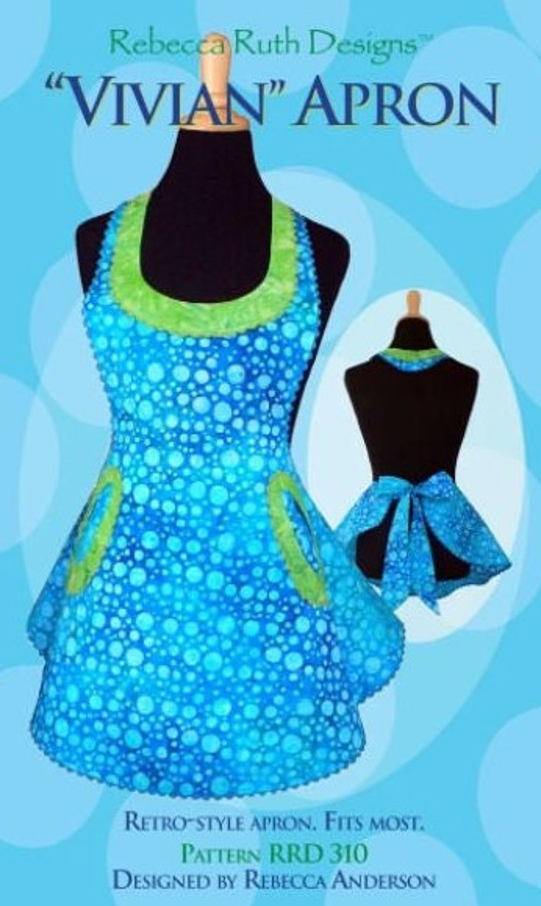 Rebecca Ruth Designs "vivian Apron" - Etsy