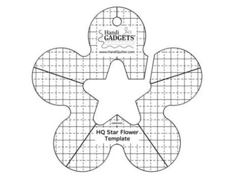 NEW HQ Star Flower Template - Etsy