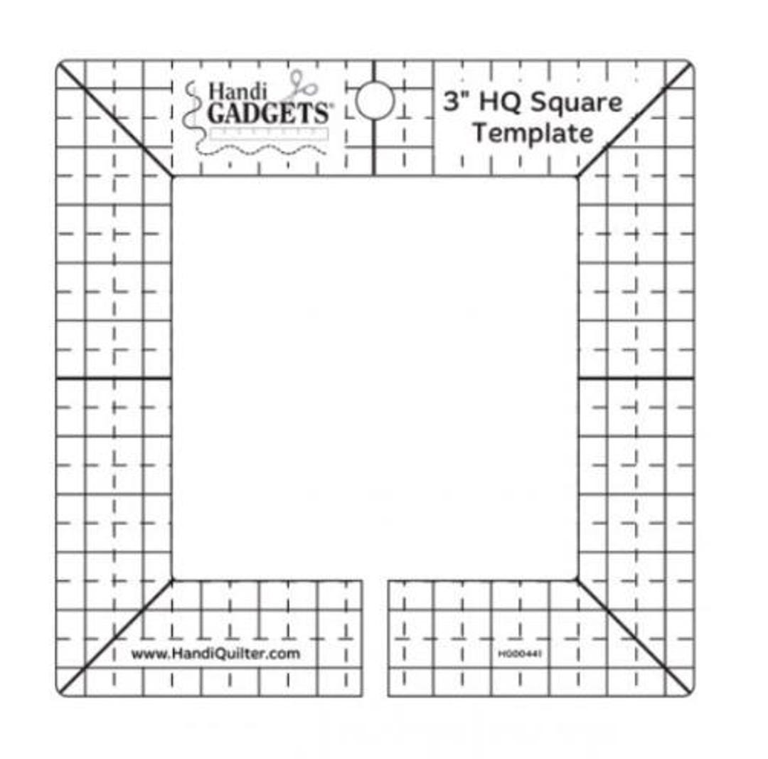 NEW 3" HQ Square Template - Etsy