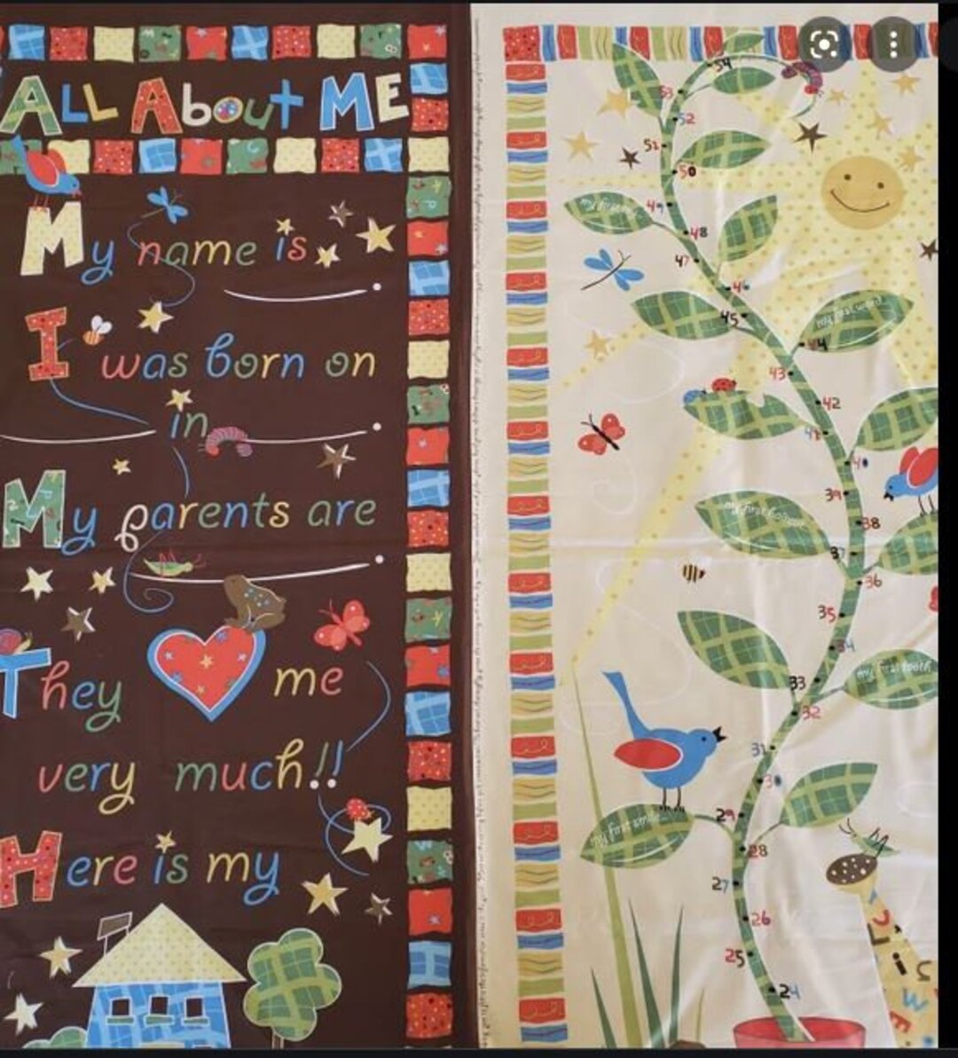 All About Me Growth Chart 15 - Etsy