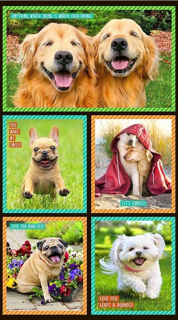 I Ruv You Fabric Panel 10 | Etsy