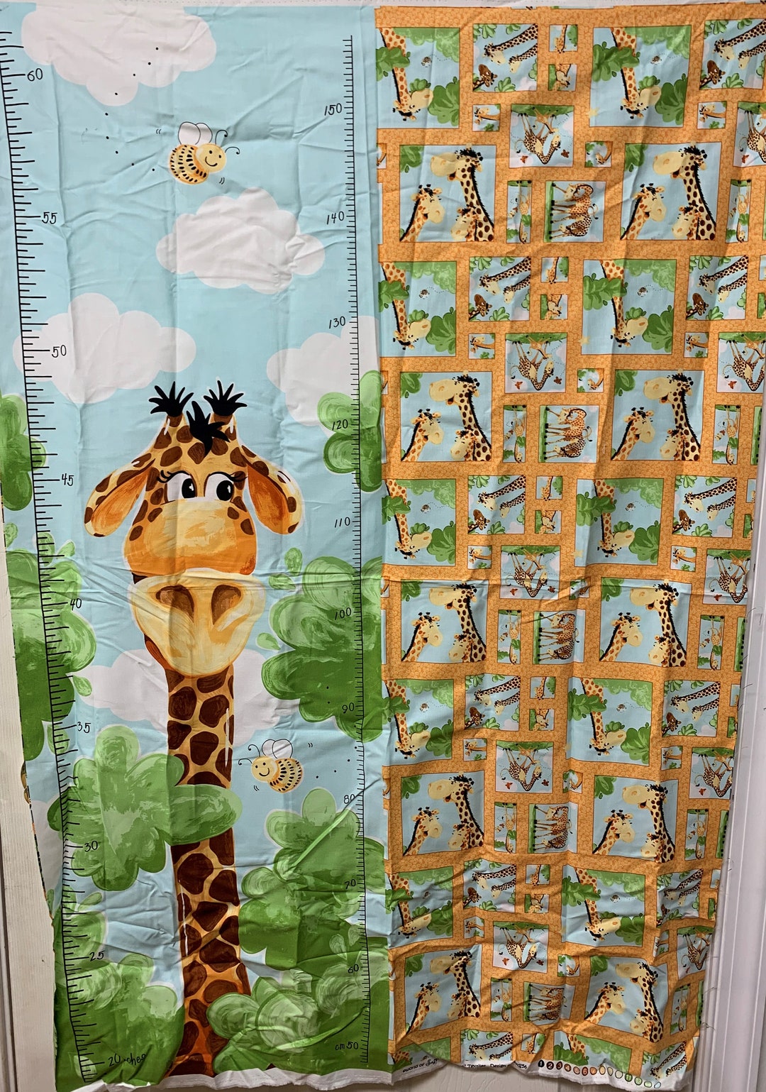 Susybee Giraffe Growth Chart 9 - Etsy