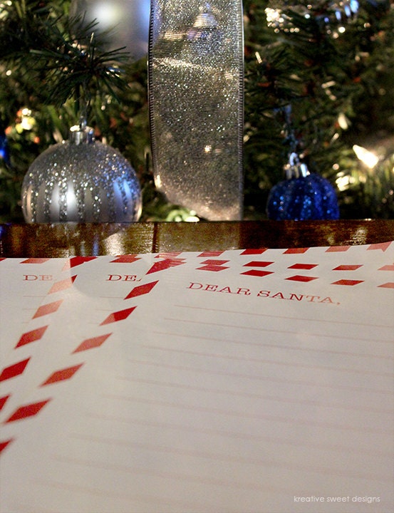 Digital : Santa Letter / Instant Download - Etsy