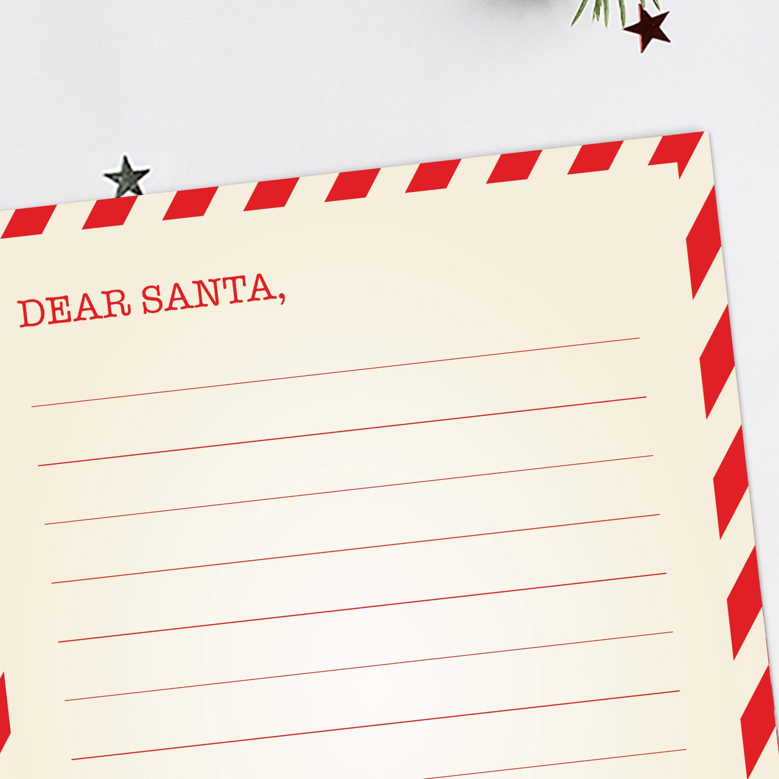 Digital : Santa Letter / Instant Download - Etsy