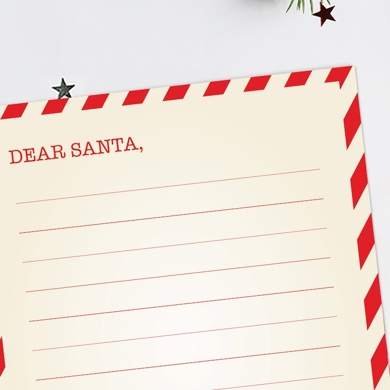Digital : Santa Letter / Instant Download - Etsy