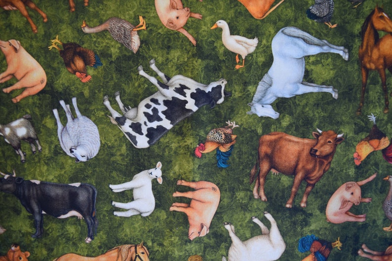 Farm Animals From Sunrise Farms Collection by Dan Morris for | Etsy