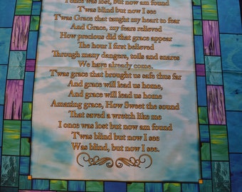 Amazing Grace Quilt Panel - Etsy