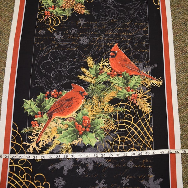 Cardinal Print Fabric - Etsy