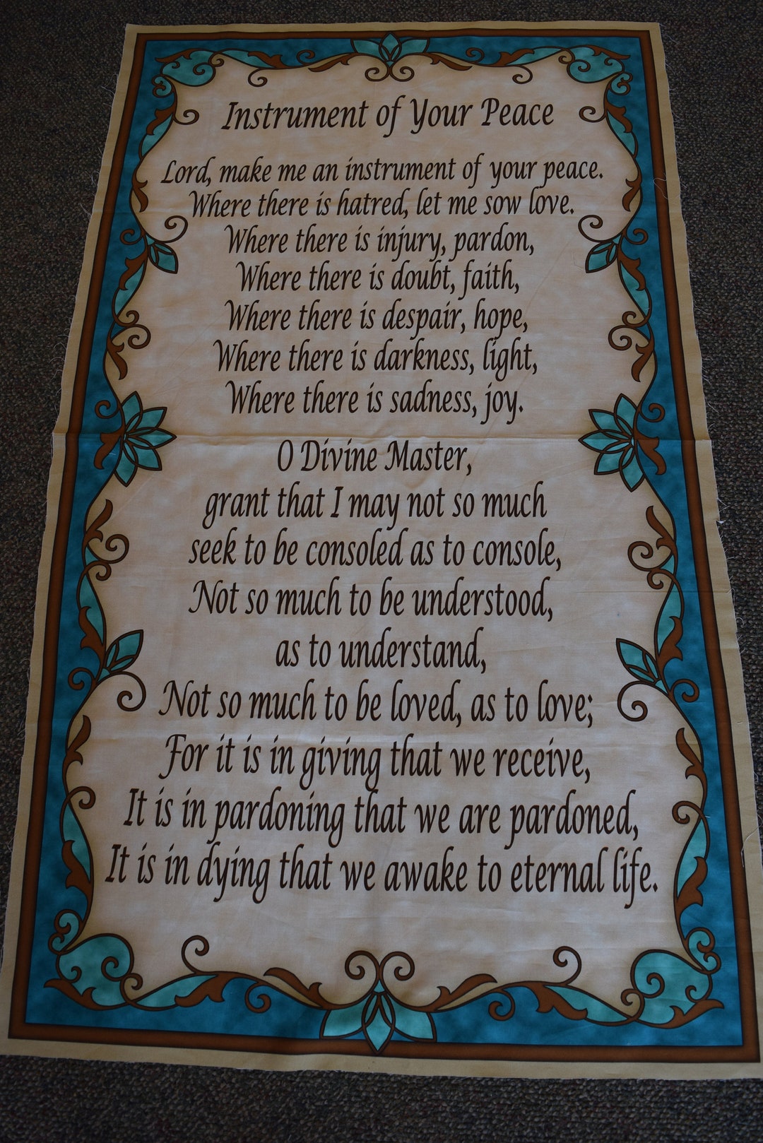 Peace Panel From the Instrument of Peace Collection by Cindy Sepp for ...