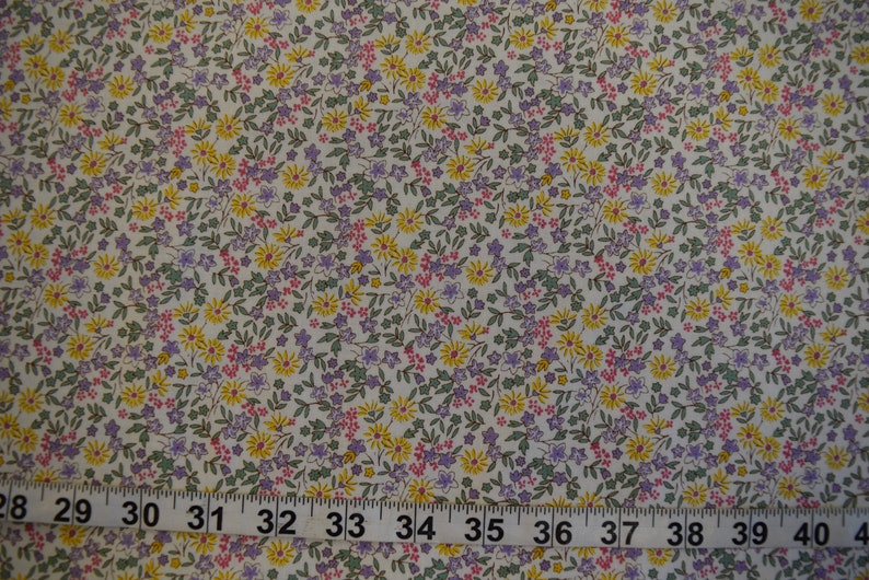 Yellow and Lavender Calico From Aunt Grace Calicos by Judy Rothermal ...