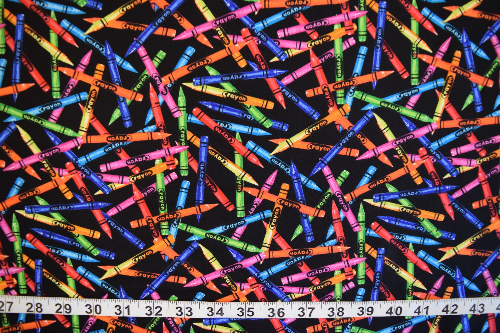 Crayons From the ABC Collection by Timeless Treasures Quilt | Etsy