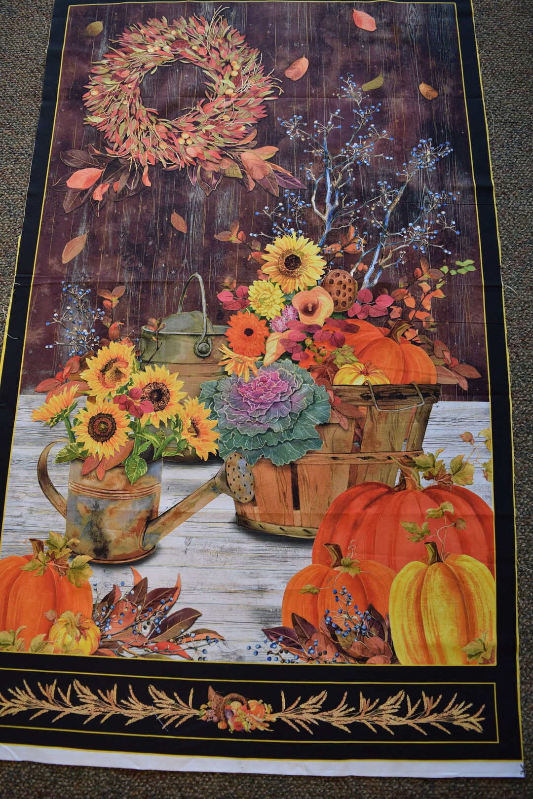 Fall Splendor Panel by Quilting Treasures. Panel #2257 - Etsy