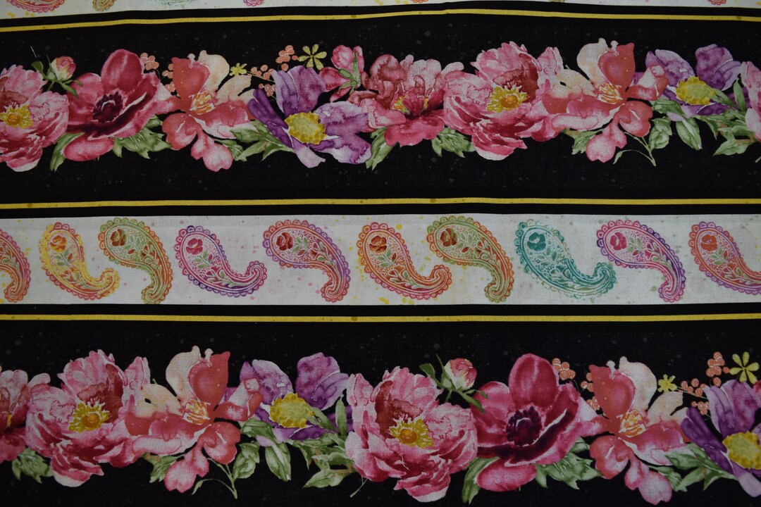Meadow Melody, Stripe by Beth Grove for Wilmington Prints. Fabric by ...