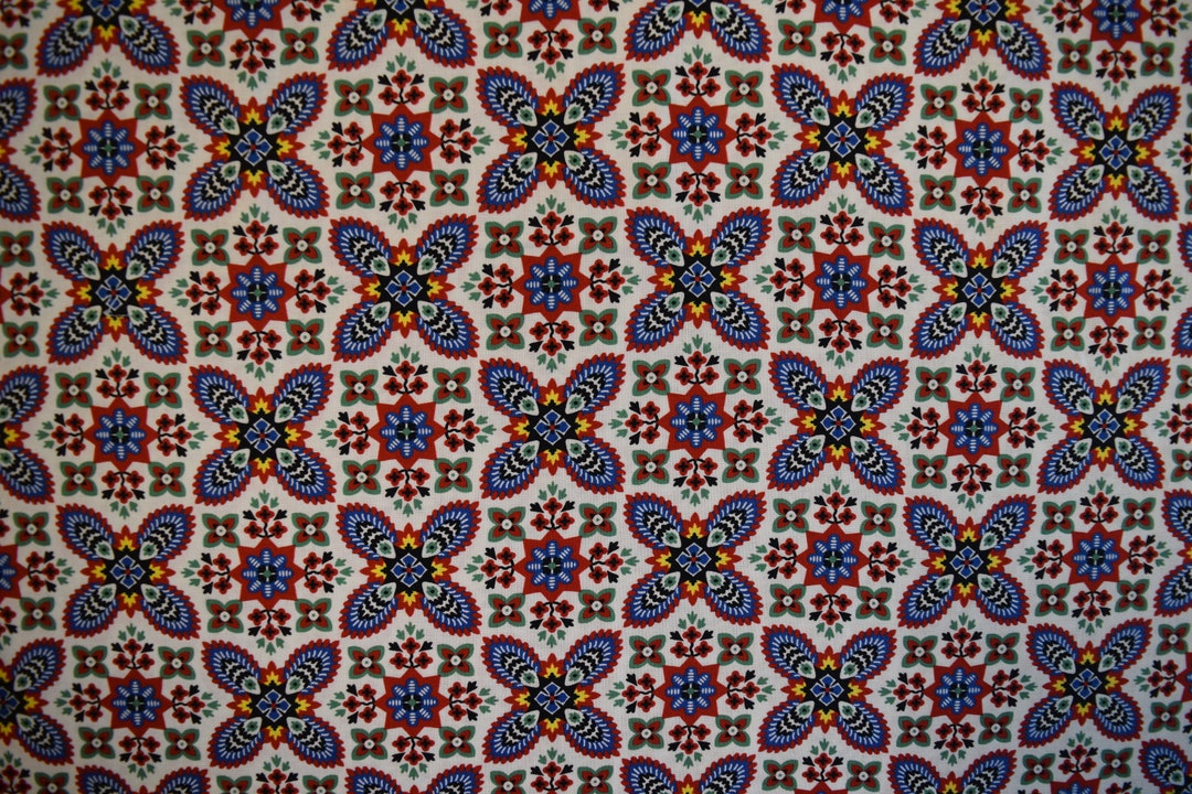 Bernice Mod Floral Design From the Orleans Collection by Jan Shore for ...