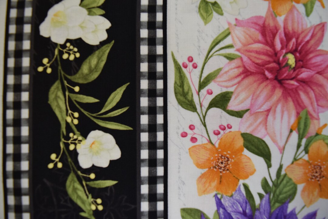 Floral Stripe From the in Bloom Collection by Nancy Mink for Wilmington ...