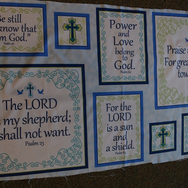 Religious Fabric Panels for Quilting - Etsy