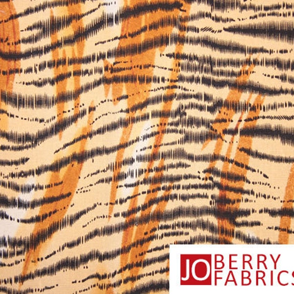 Tiger Fabric - Etsy