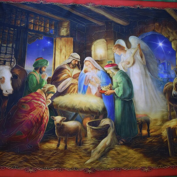 Nativity Sewing Panel - Etsy