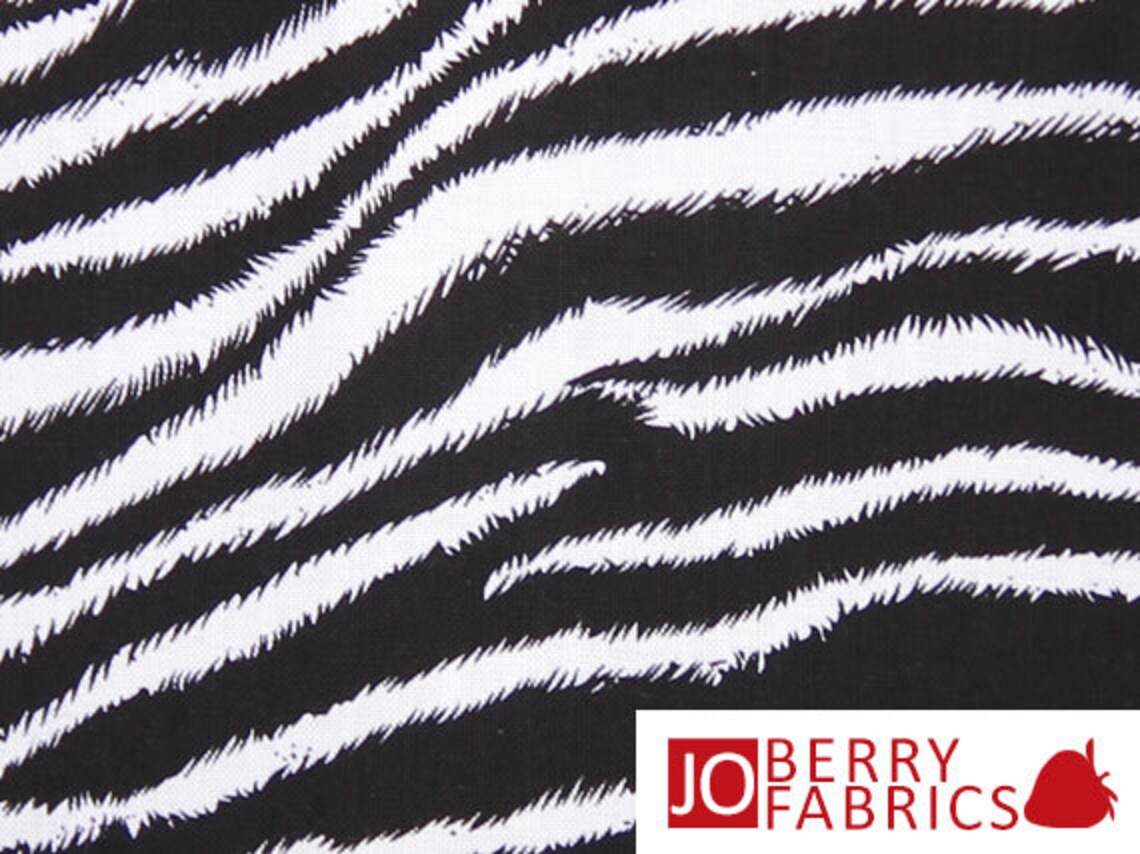 Zebra Print Fabric - Etsy