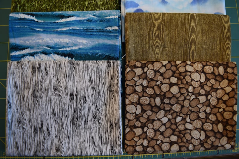 Landscape Fat Quarter Bundle of Ten Different Prints by | Etsy