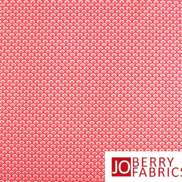 Red Print Fabric - Etsy