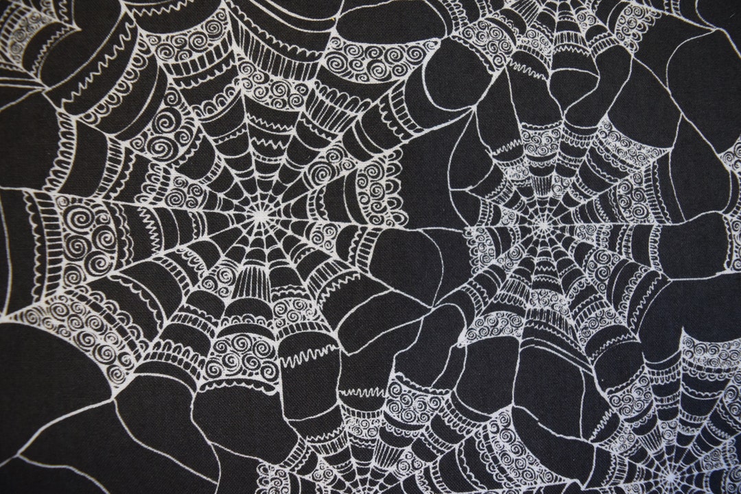 Black and White Web From the Patterened Collection by Springs Creative ...