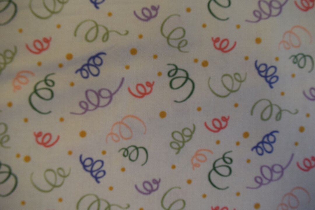 Streamers From the Celebrations Collection by Choice Fabrics. Fabric by ...