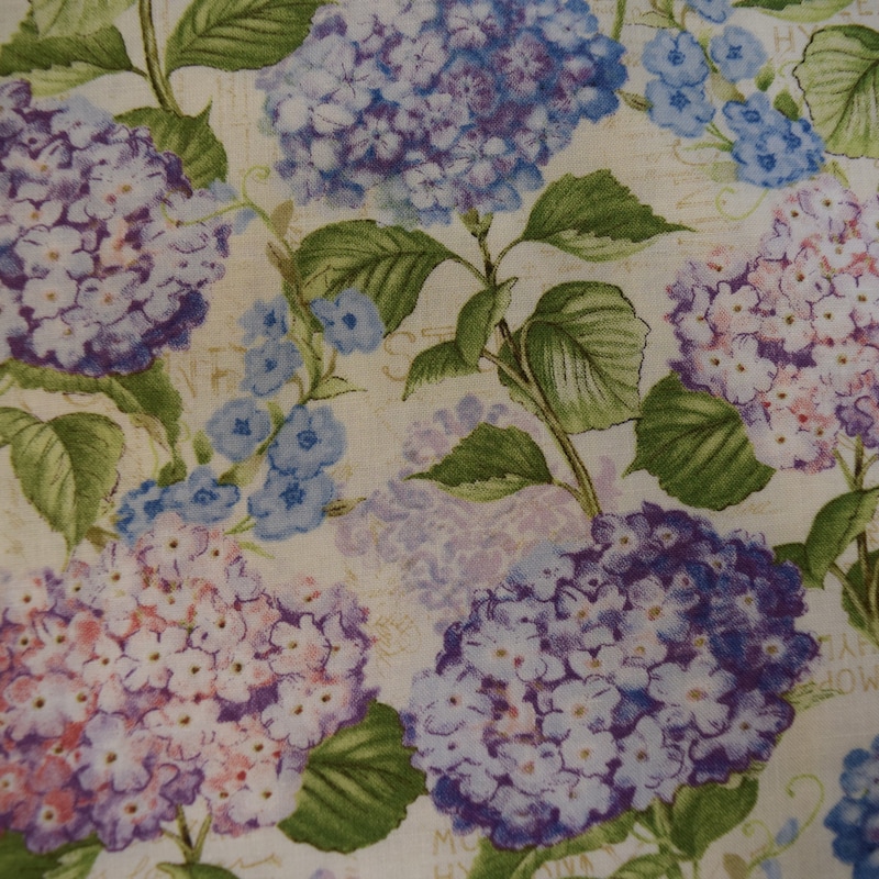 Hydrangea Fabric - Etsy