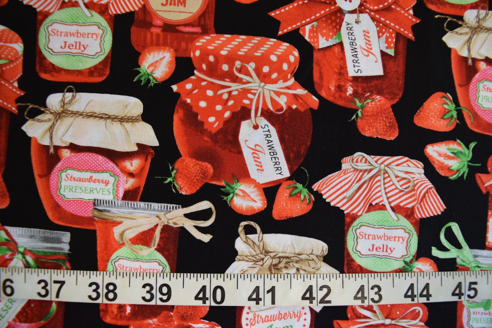 Strawberry Jam from the Strawberry Fields Collecton by Greta | Etsy