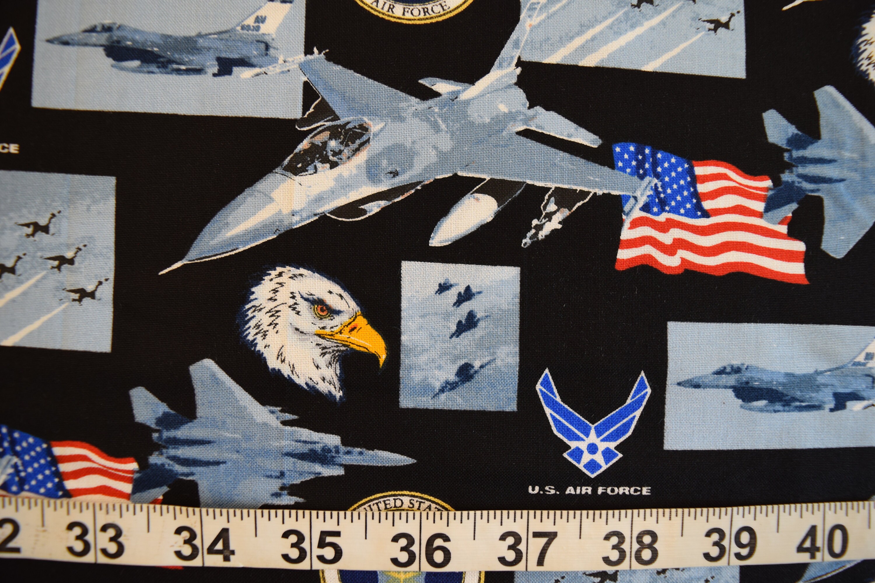 Air Force Military Prints by Sykel Enterprises. Quilt or | Etsy