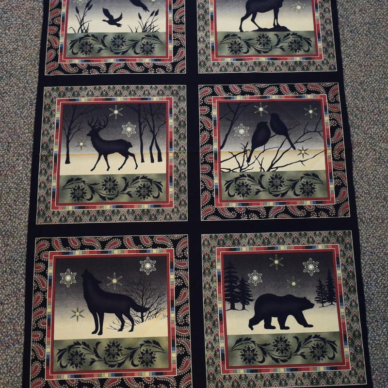 Mountain Quilt Panel - Etsy