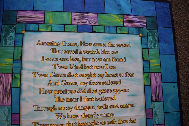 Amazing Grace Panel by Micki Pace Williams for Quilting Treasures ...