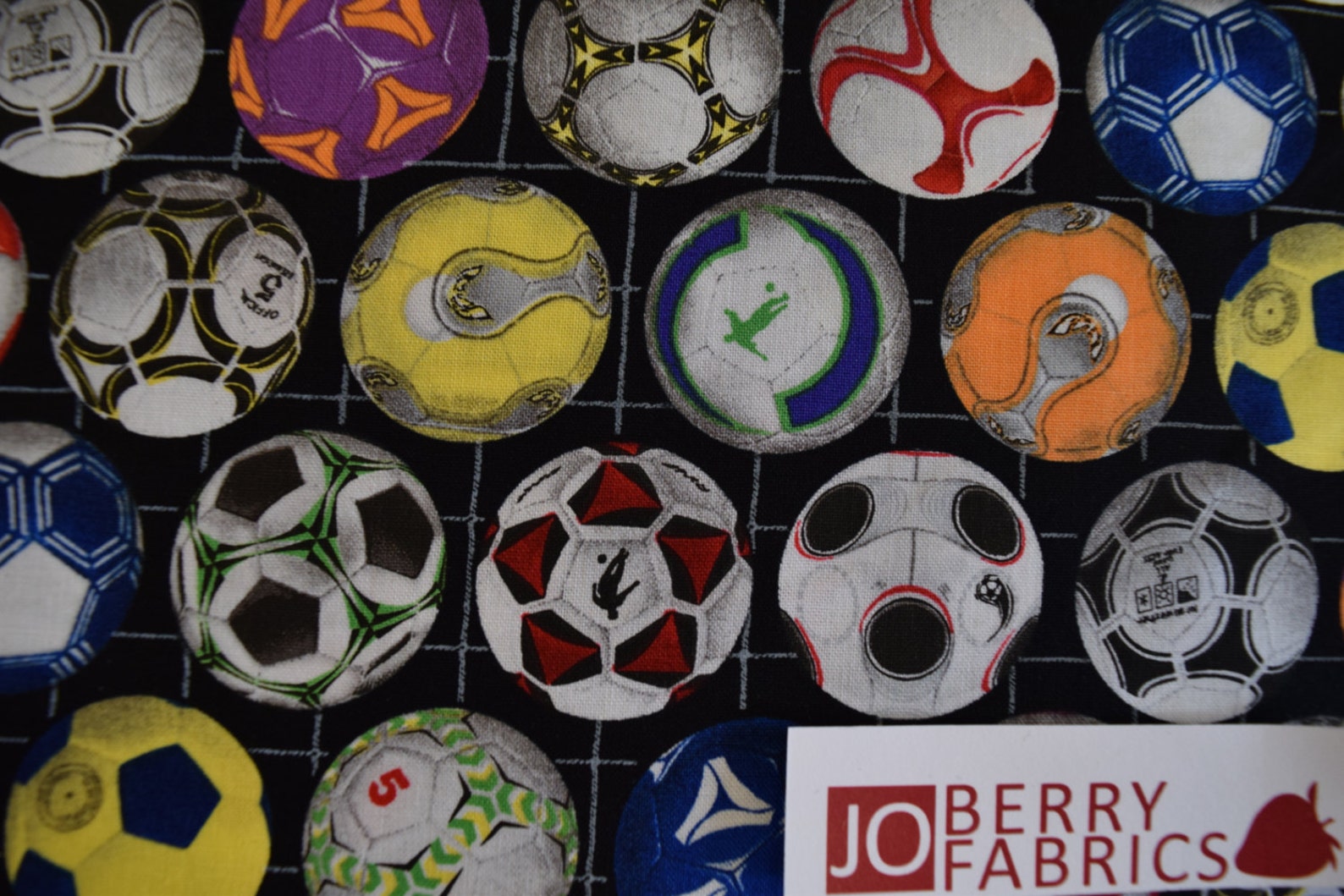 Soccer Balls, Elizabeth Studio Sports Collection, Black Background ...