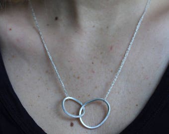 Loop chain necklace | Etsy