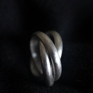 Handmade 3 Intertwined Rings in Thai Silver*silver Ring*ring for Women ...