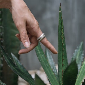 Handmade Silver Ring With Angled Top Profile Small R0051S - Etsy