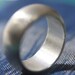 Handmade Wide Band Scratched Surface Silver Ring*woman*man*personalized ...
