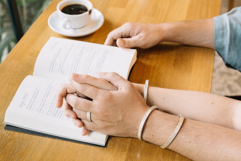 Open Bangle With Etched and Chiseled Texture B0078 - Etsy