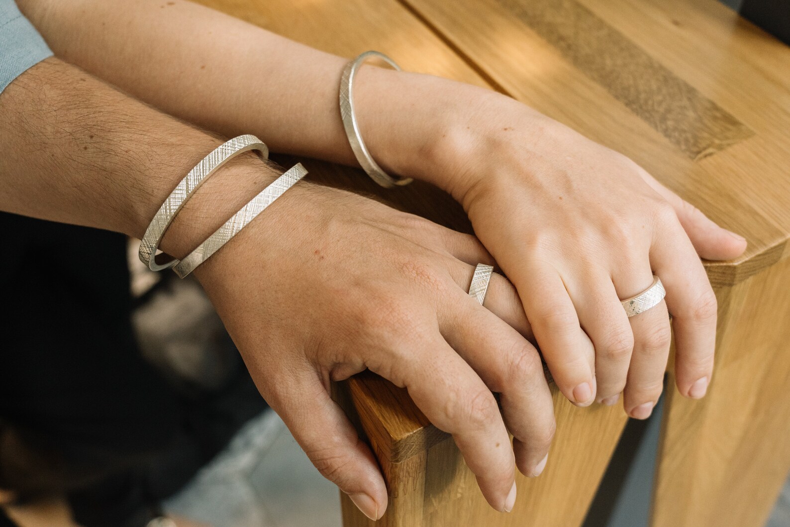 Open Bangle With Etched and Chiseled Texture B0078 - Etsy