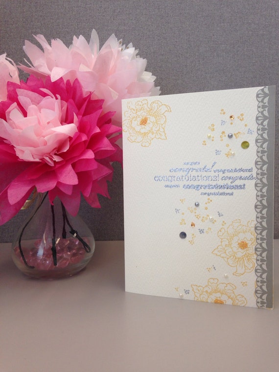 Items similar to Congratulations card on Etsy