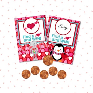Printable Valentines Day Printable SCRATCH OFF Ticket Printable Game ...