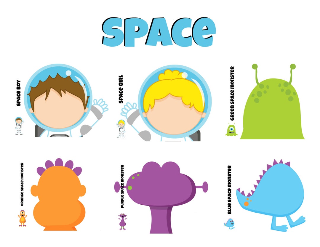 Dough Mats SPACE Games Printable Download Fun Family - Etsy