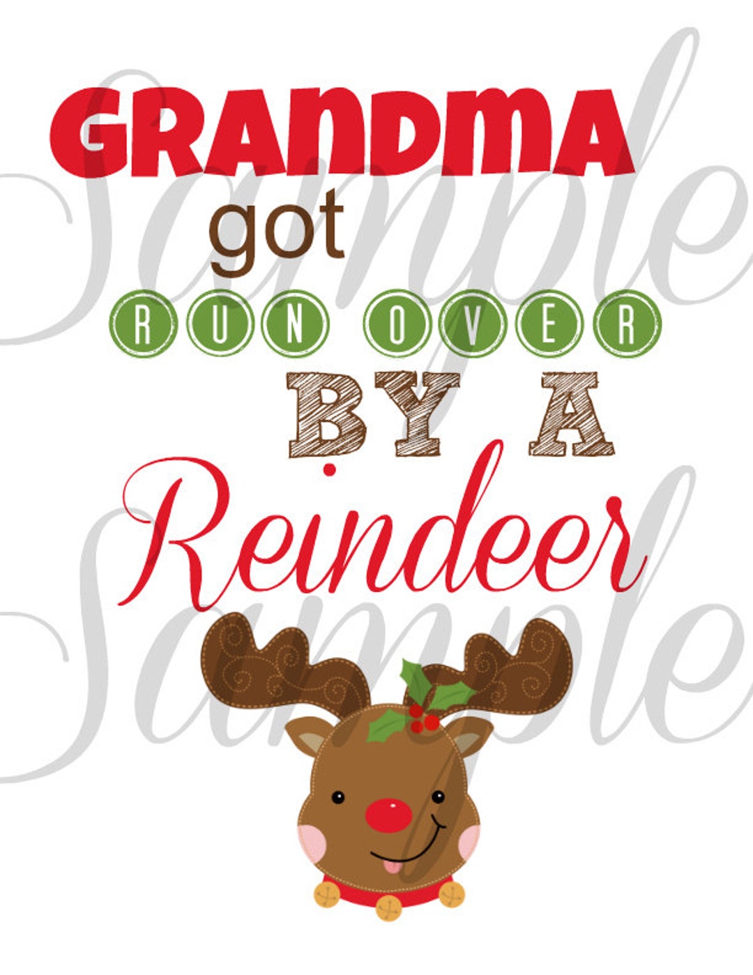 Printable Subway Art Printable Wall Art CHRISTMAS Printable Grandma Got ...