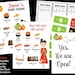 Play Sushi Cuisine MENU Set - Digital Printable Kids Restaurant Cafe ...